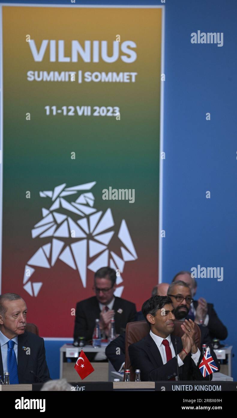 Prime Minister Rishi Sunak with Turkey's President Recep Tayyip Erdogan ...