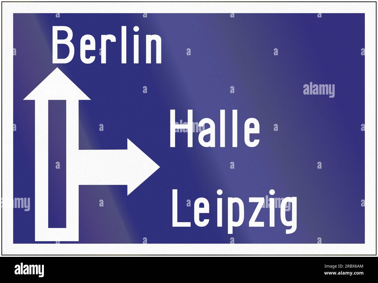 Berlin autobahn sign Cut Out Stock Images & Pictures - Alamy