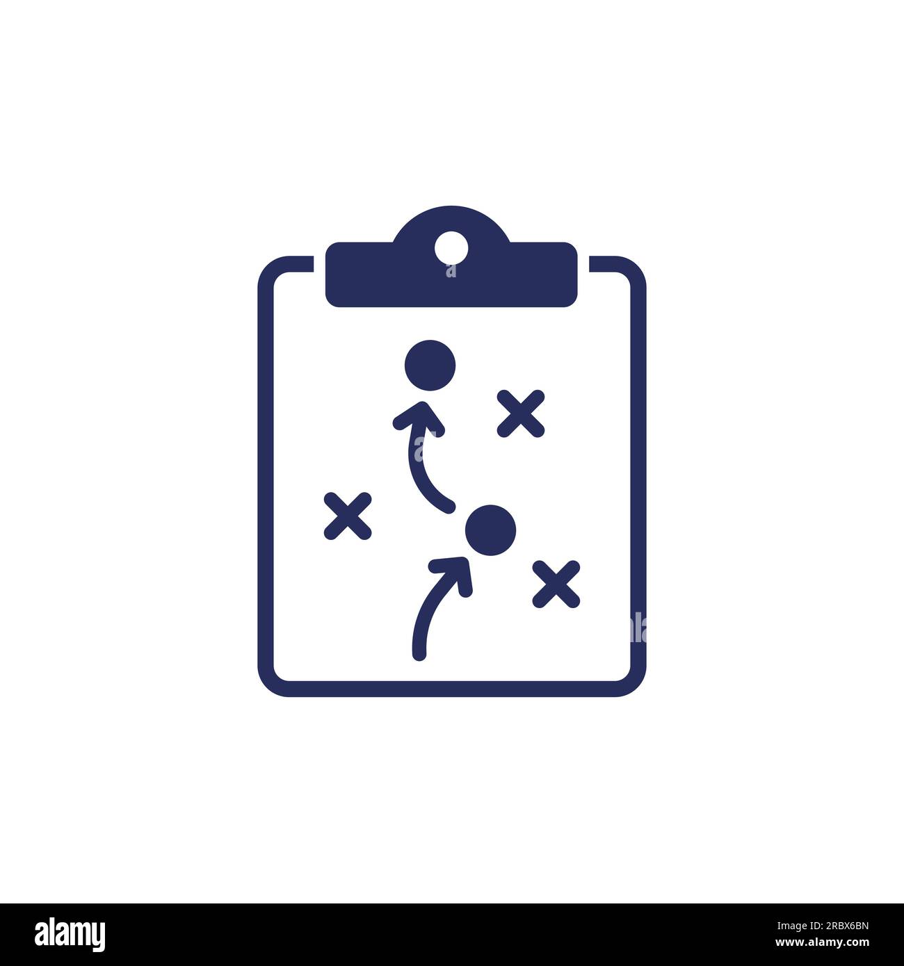 playbook, game plan icon on white, vector Stock Vector Image & Art - Alamy