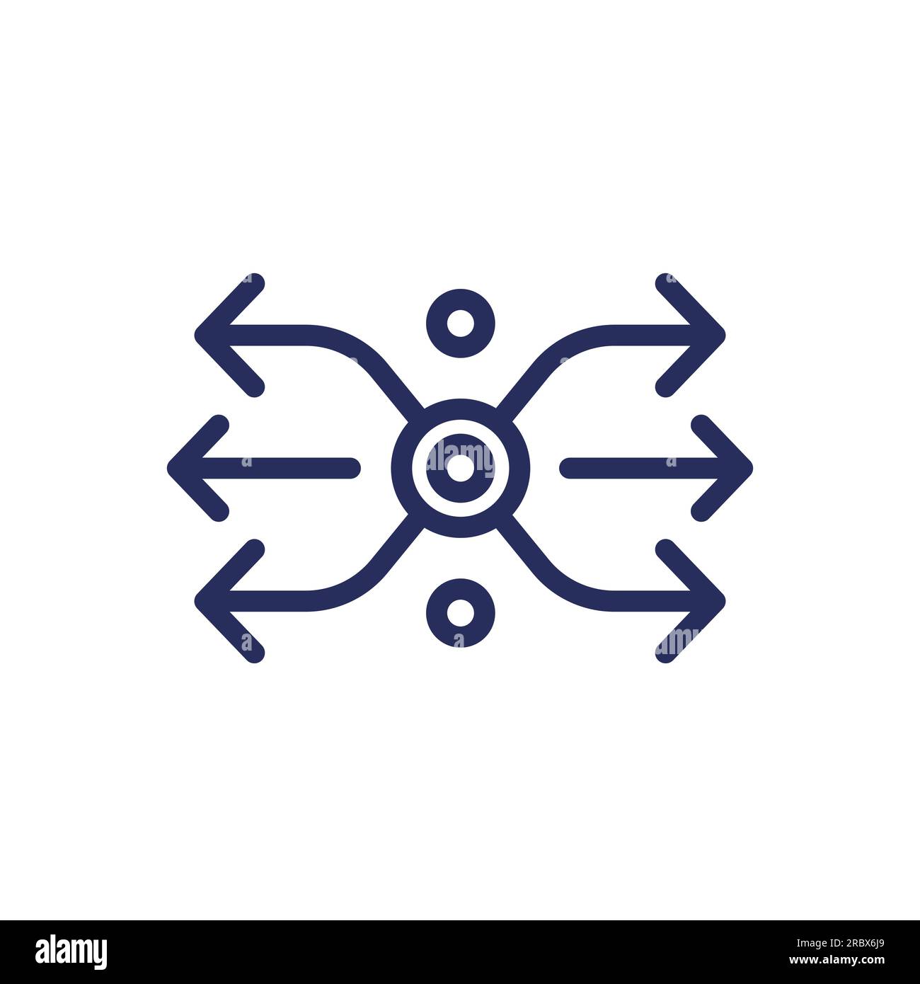 Flexible arrow on white hi-res stock photography and images - Alamy