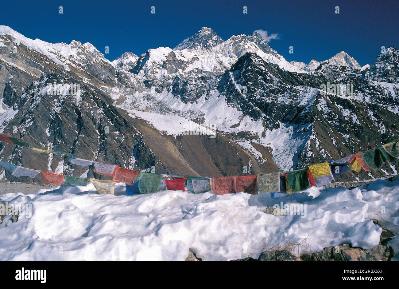 Magnificent Mt. Everest range as seen from Gokyo Kalapatthar, Nepal ...