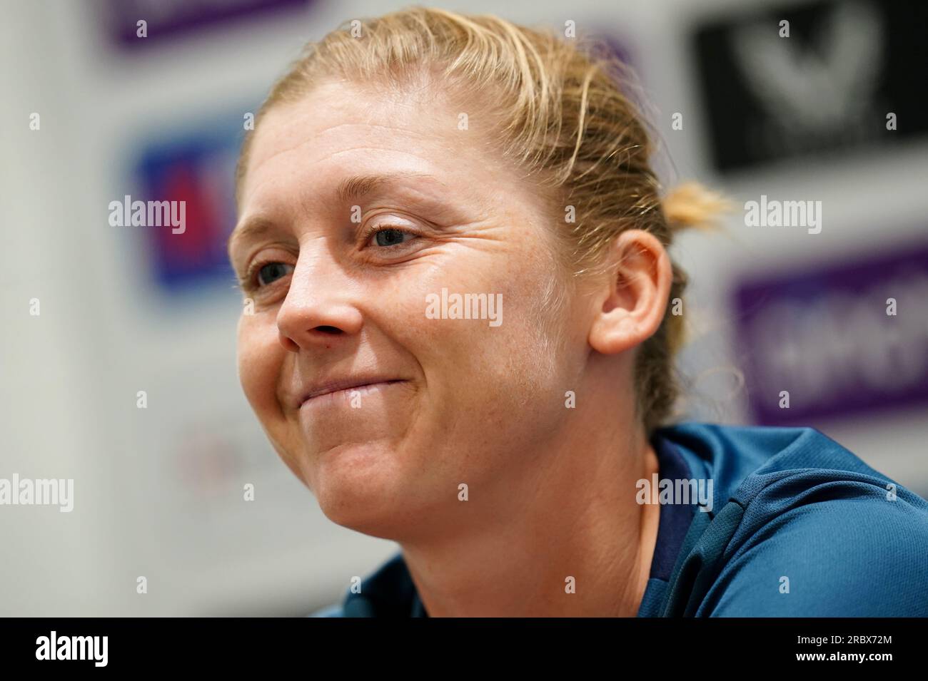 England captain Heather Knight during a press conference at The Seat ...