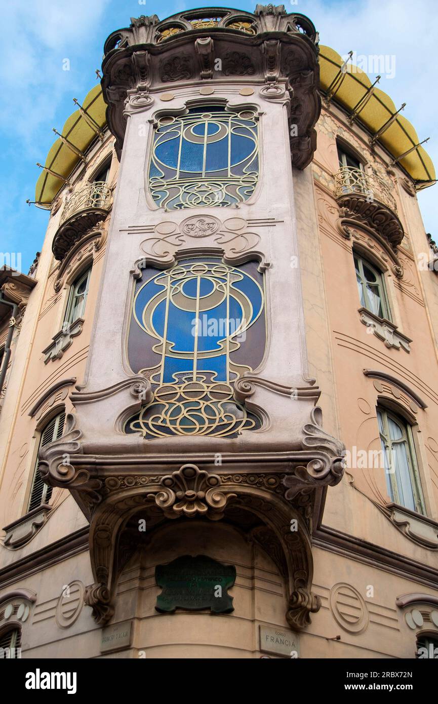 Casa Fenoglio palace, La Fleur, Liberty Palace, Corso Francia, historic ...