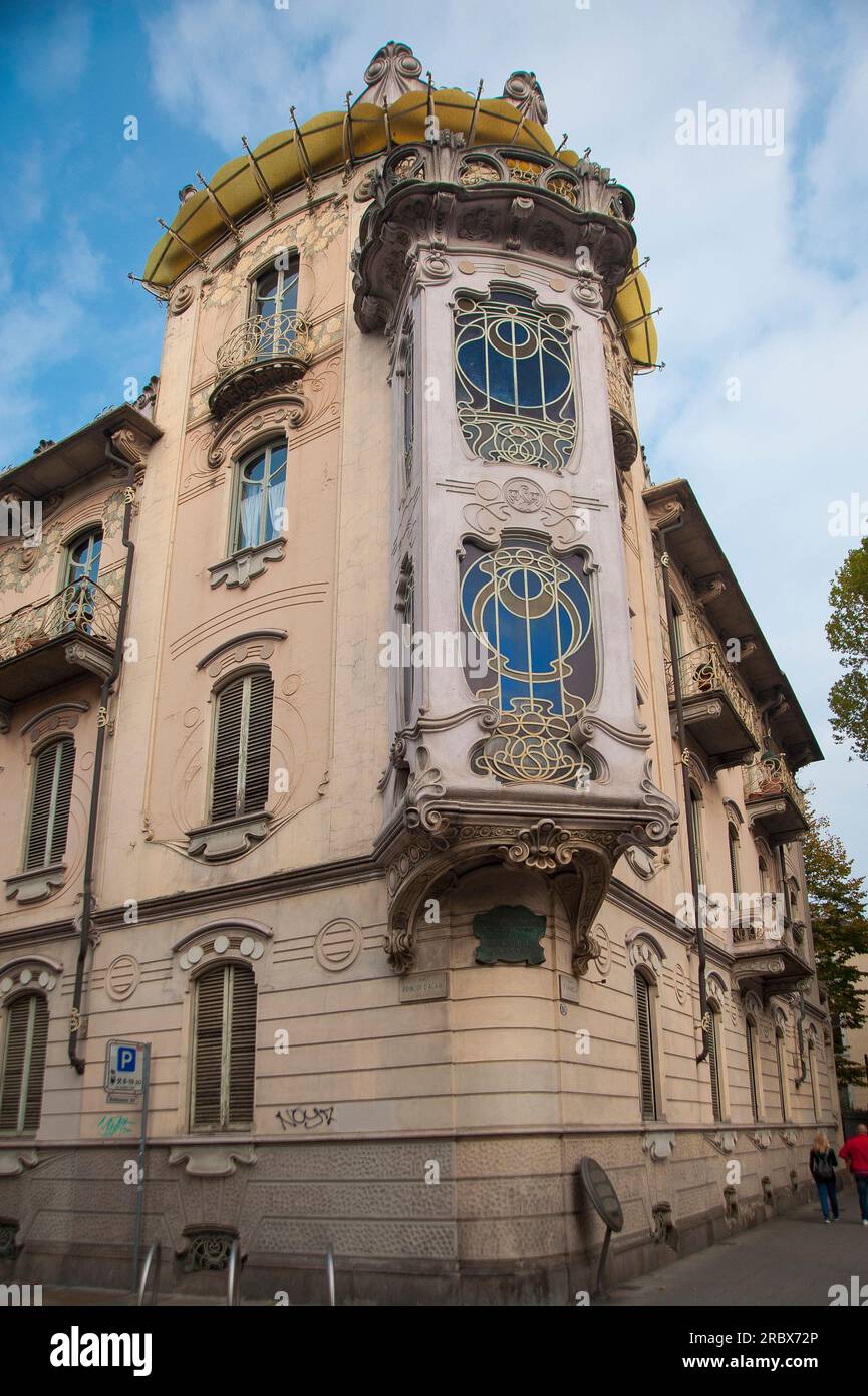 Casa Fenoglio palace, La Fleur, Liberty Palace, Corso Francia, historic ...