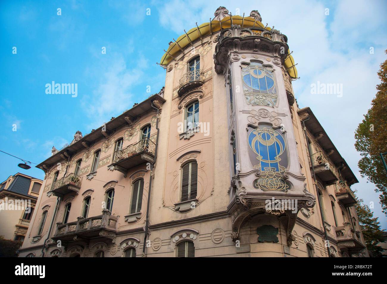 Casa Fenoglio palace, La Fleur, Liberty Palace, Corso Francia, historic ...