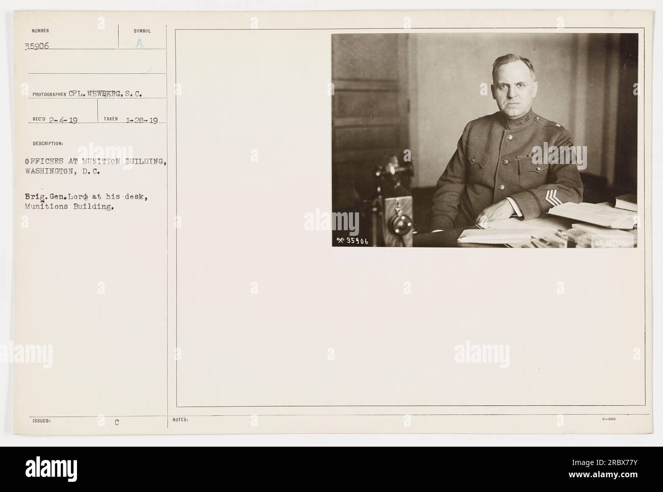 Brig gen lord photograph hi-res stock photography and images - Alamy