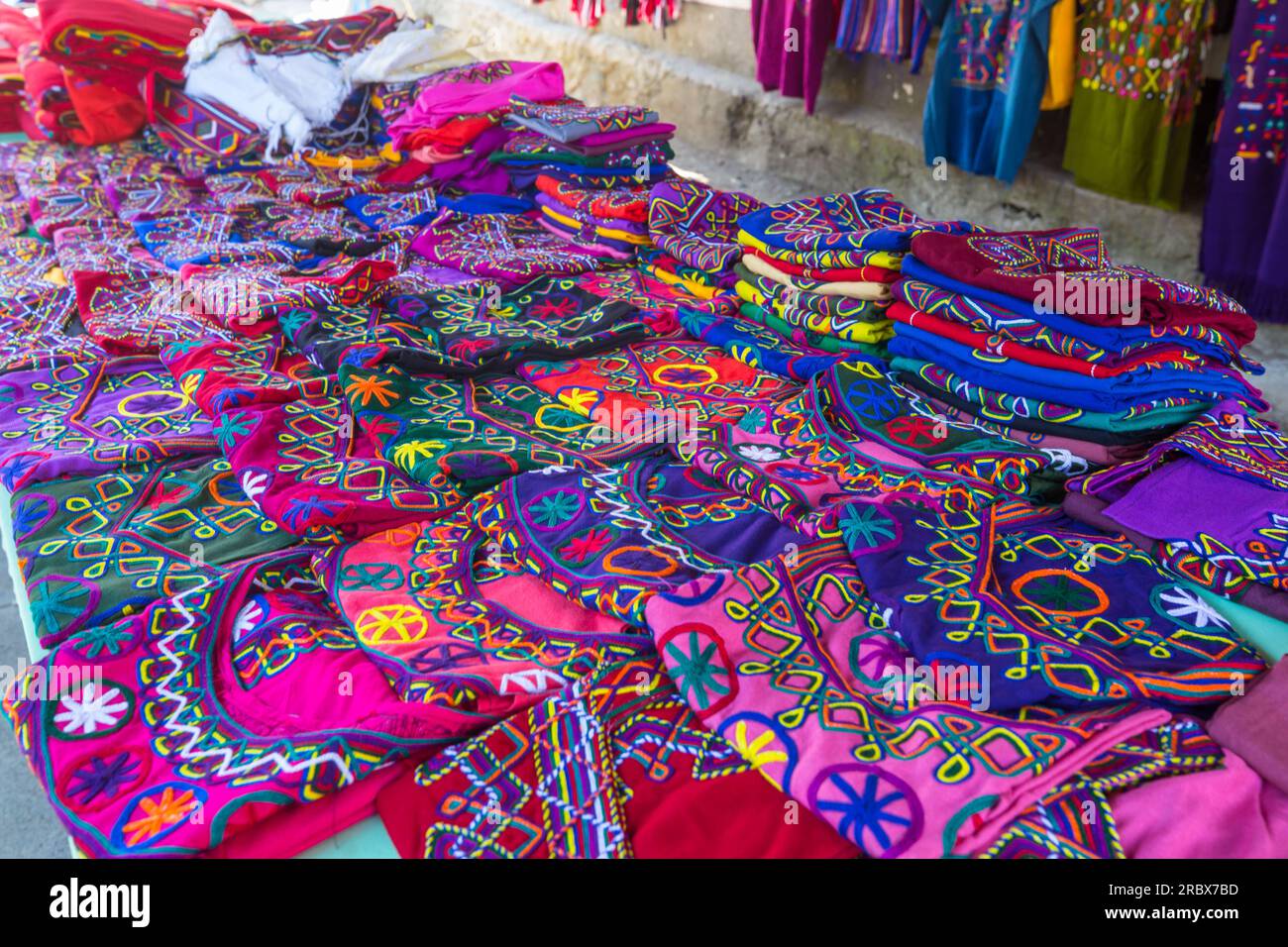 Handmade traditional guatemalan clothing design Stock Photo - Alamy