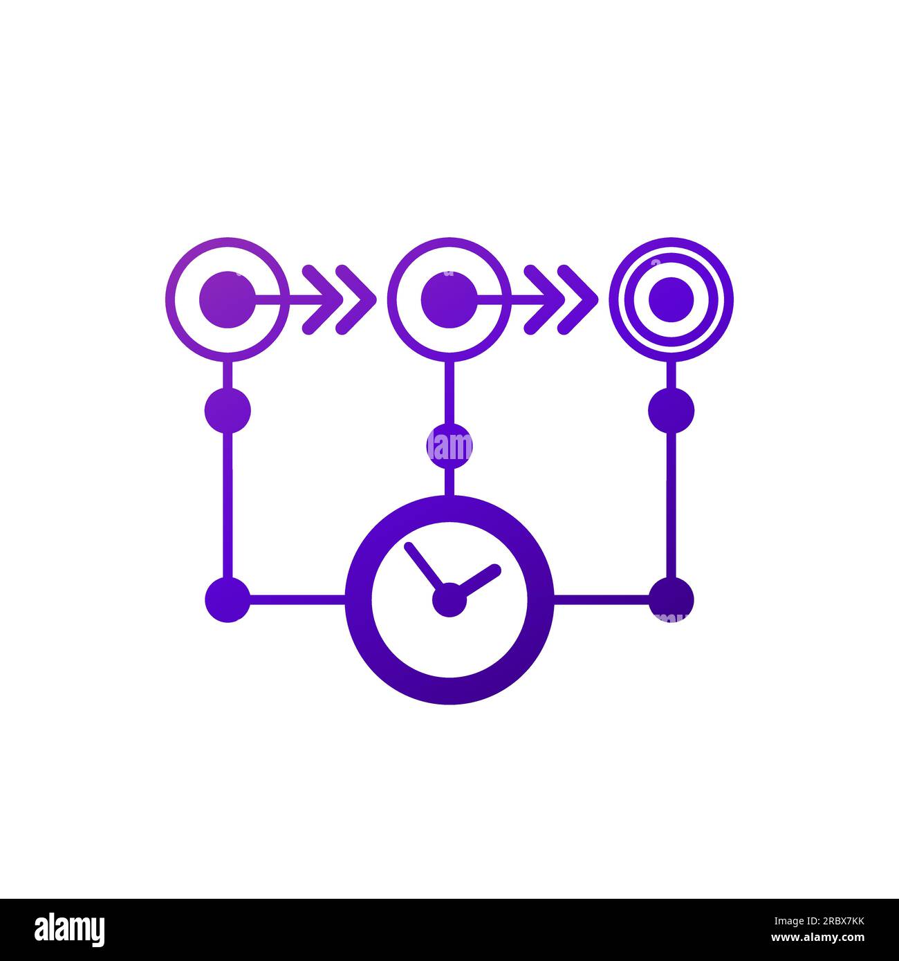 Timeline Or Sequence Icon Vector Stock Vector Image And Art Alamy