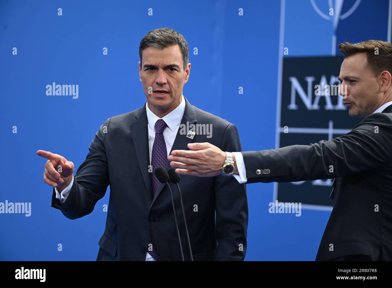 Vilnius, Lithuania. 11th July, 2023. Nato Public Forum 2023 at the ...