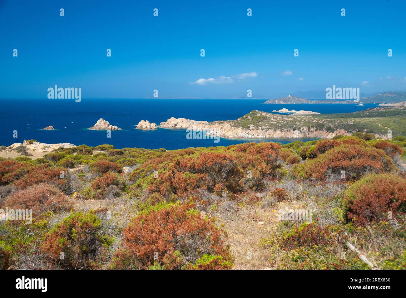 The Coast of Cape Spartivento and Cape Malfatano, Chia, Domus de Maria ...
