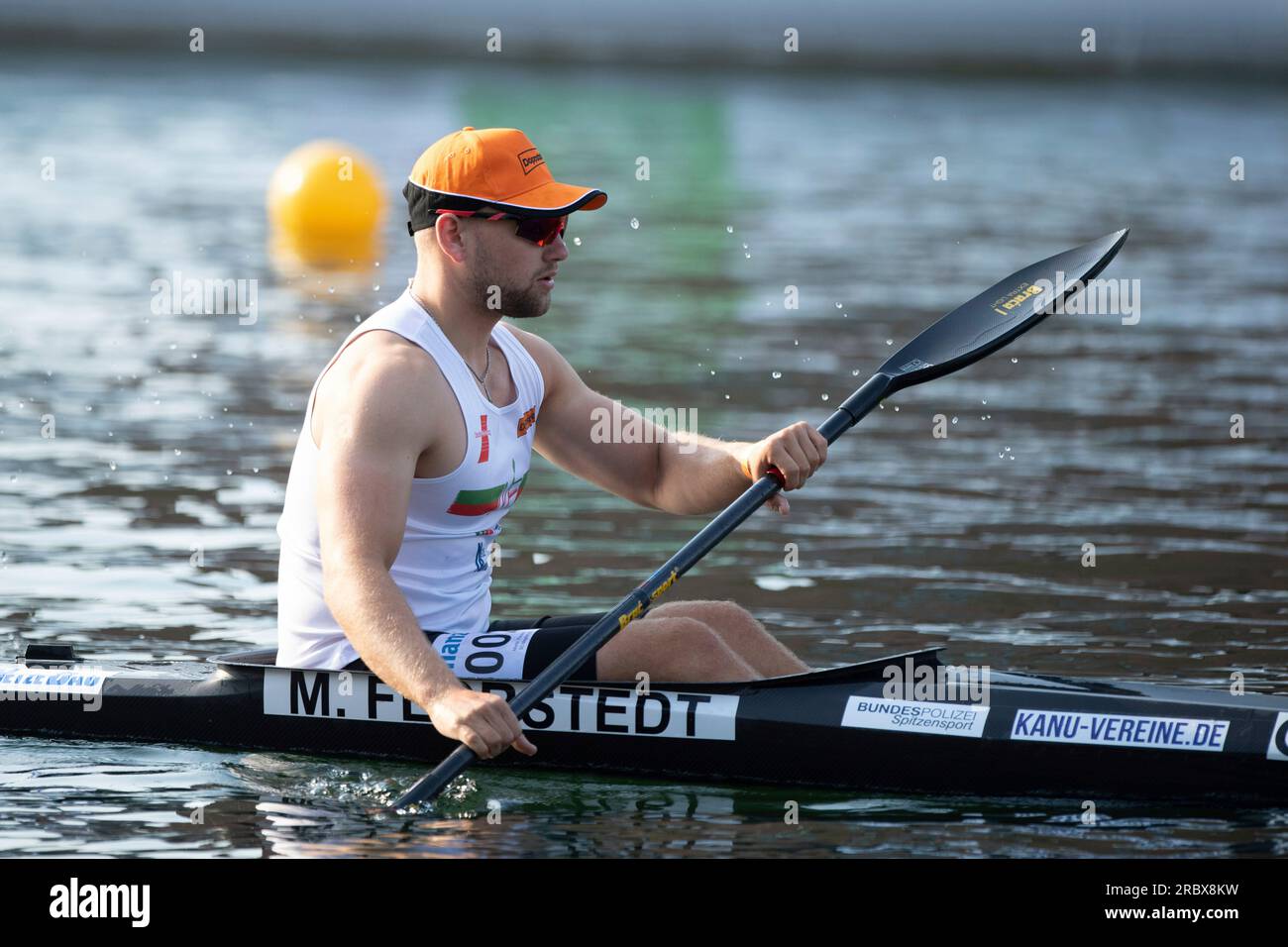 Moritz FLORSTEDT (KC Magdeburg), 4th place, action, final canoe K1 men ...
