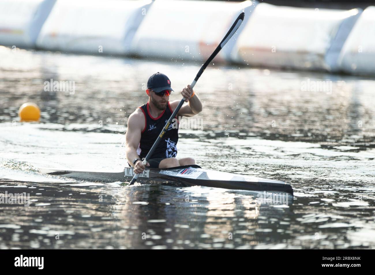 Max LEMKE (KC Potsdam), winner, gold medal, action, final canoe K1 men ...