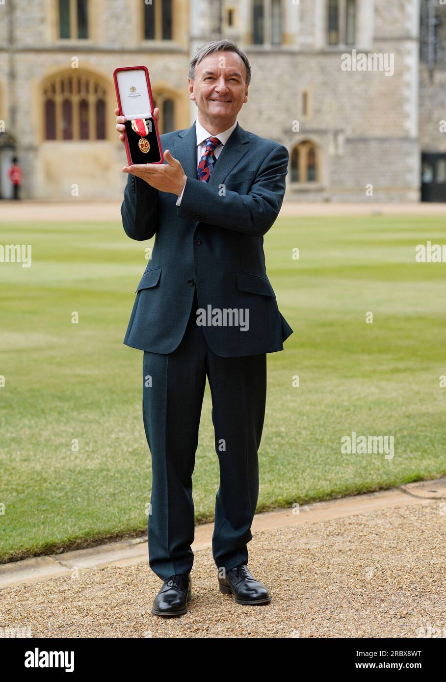 Pianist Sir Stephen Hough after being made a Knight Bachelor by King ...