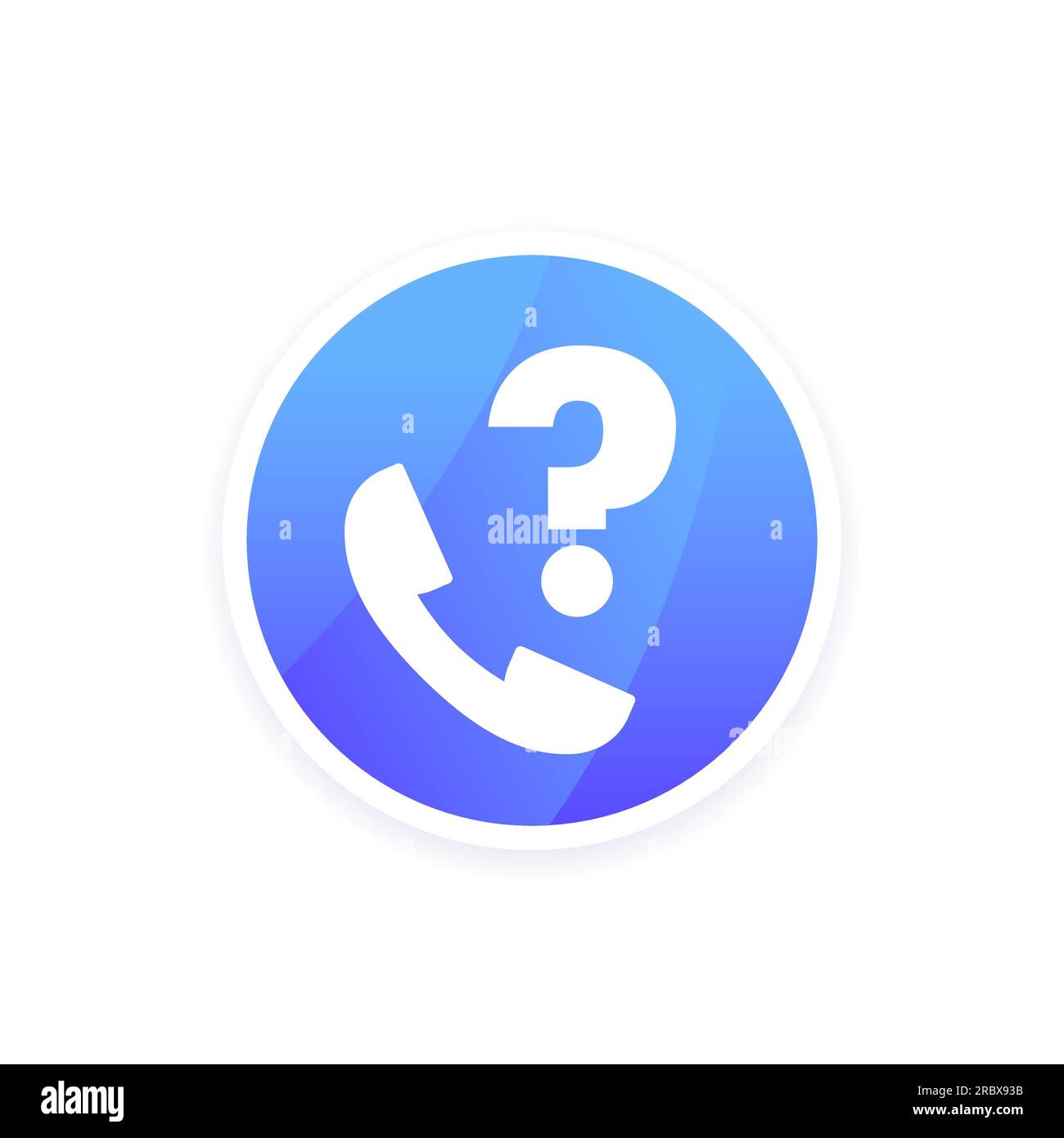 support phone call vector icon for web and apps Stock Vector Image ...