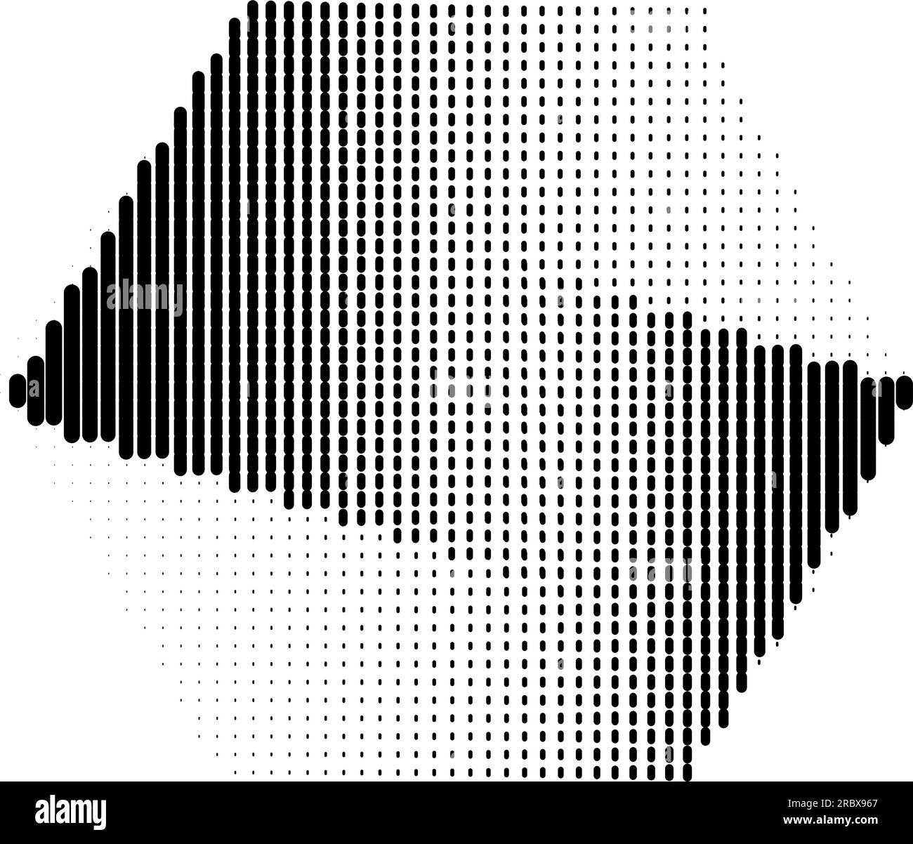 Halftone gradient hexagon vector Stock Vector Image & Art - Alamy