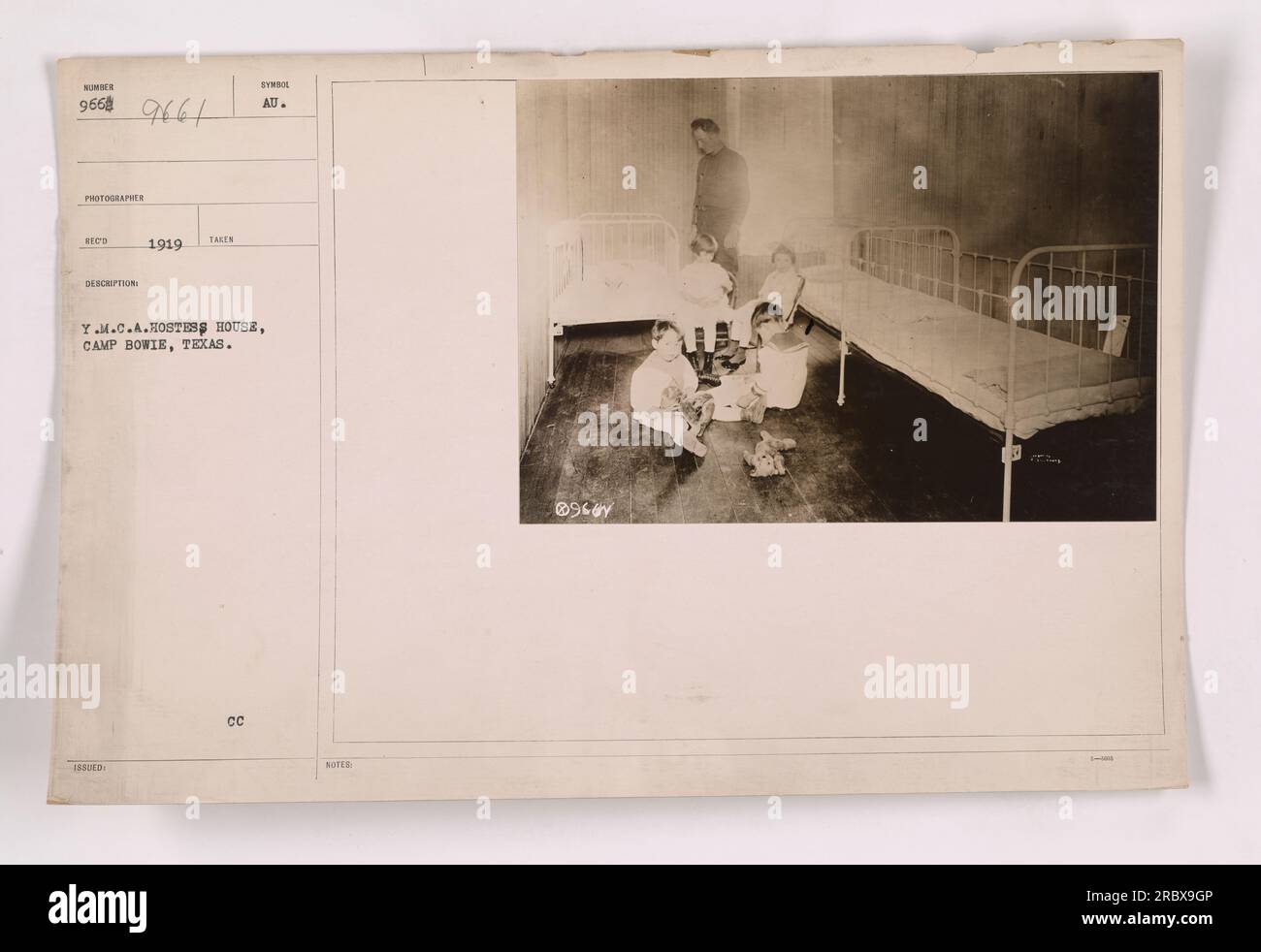 Y.M.C.A. Hostess House at Camp Bowie, Texas, taken in 1919. This ...