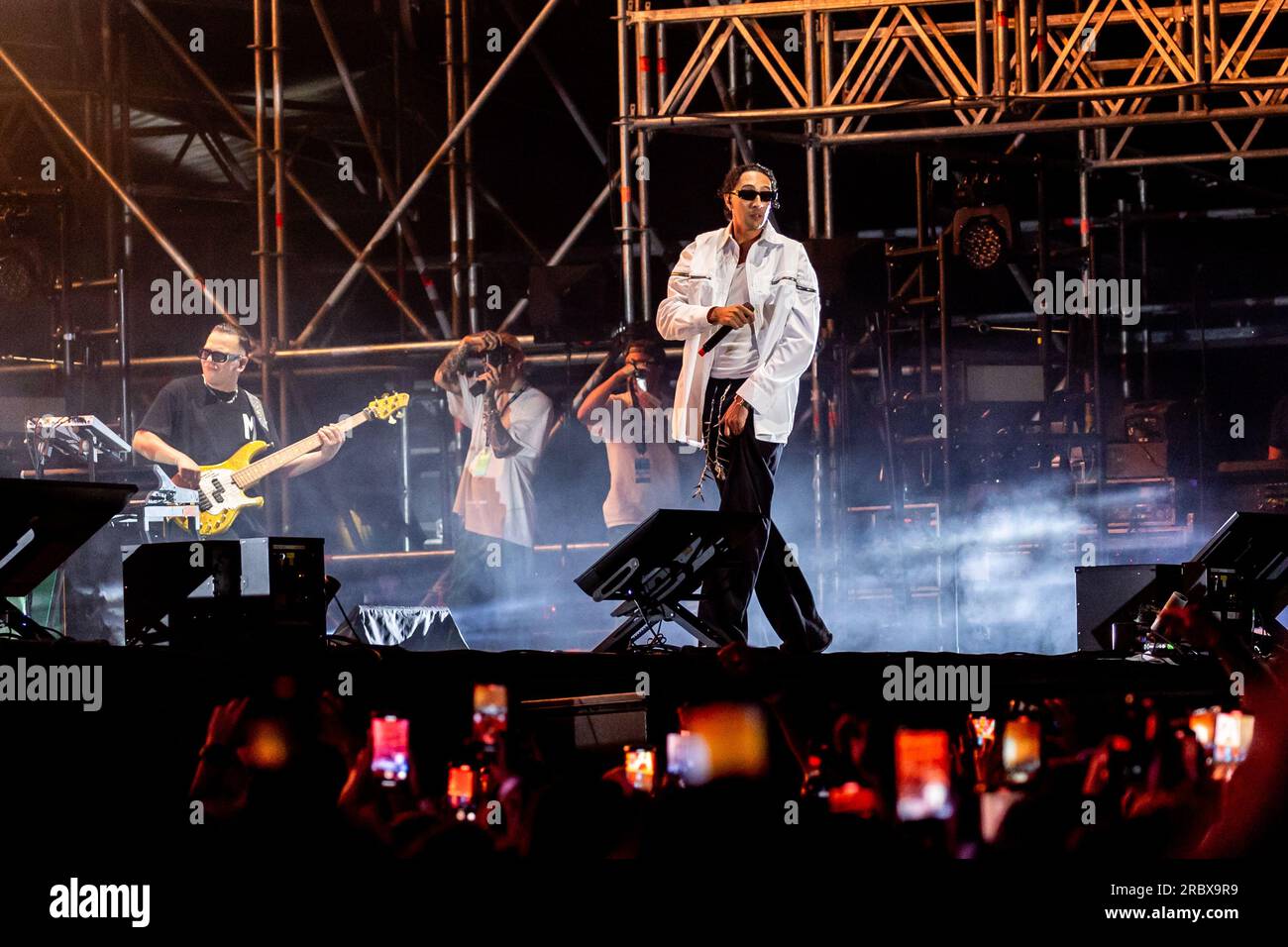 Milano, Italy. 10th July, 2023. Italian rapper and record producer ...