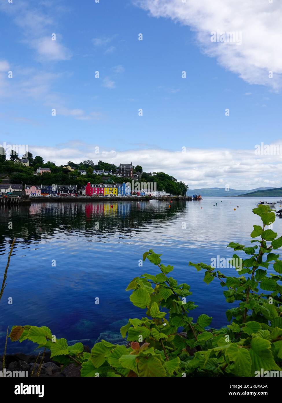 Colourful, colorful, town, village of Tobermory, Isle of Mull, Scotland ...