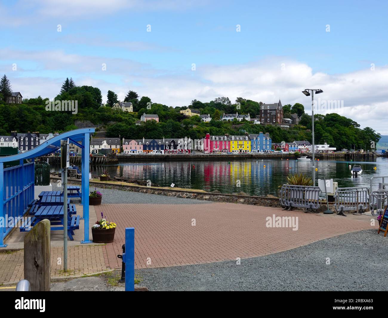 Colourful, colorful, town, village of Tobermory, Isle of Mull, Scotland ...