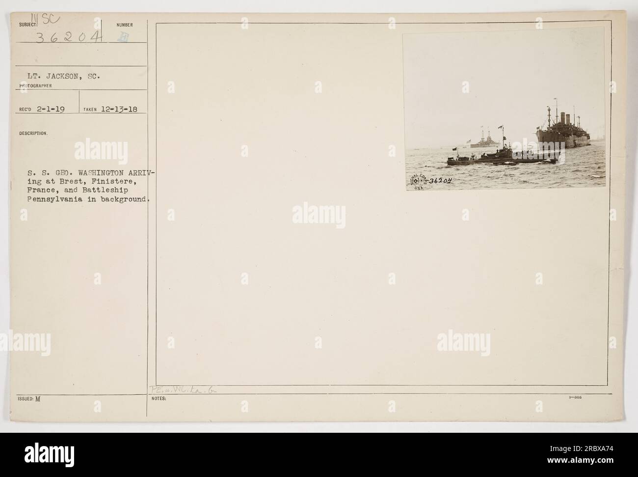 LT. Jackson, an American military photographer, captured this image on December 13, 1918. It ...