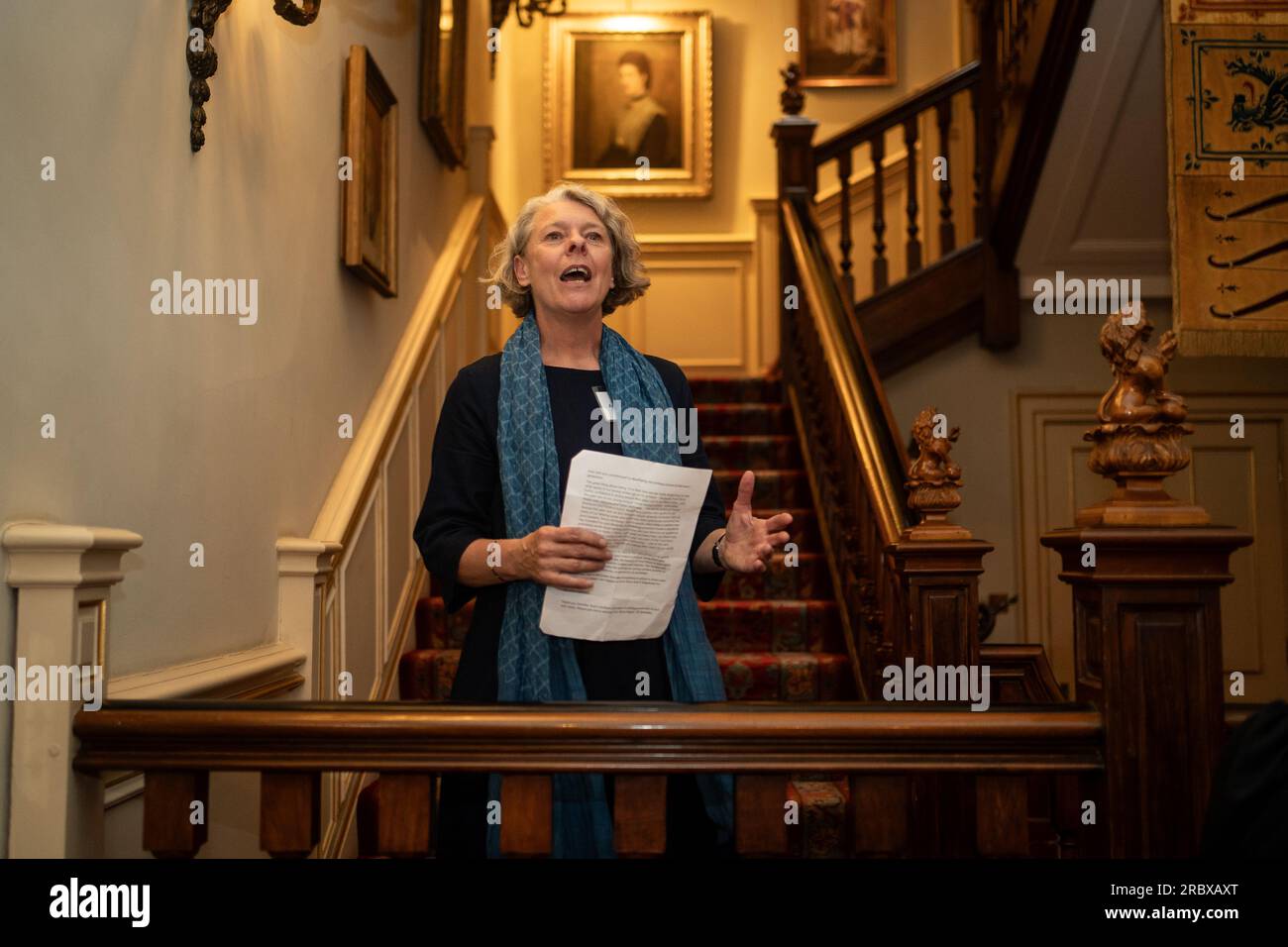 First Story CEO Antonia Byatt during a reception at Clarence House ...
