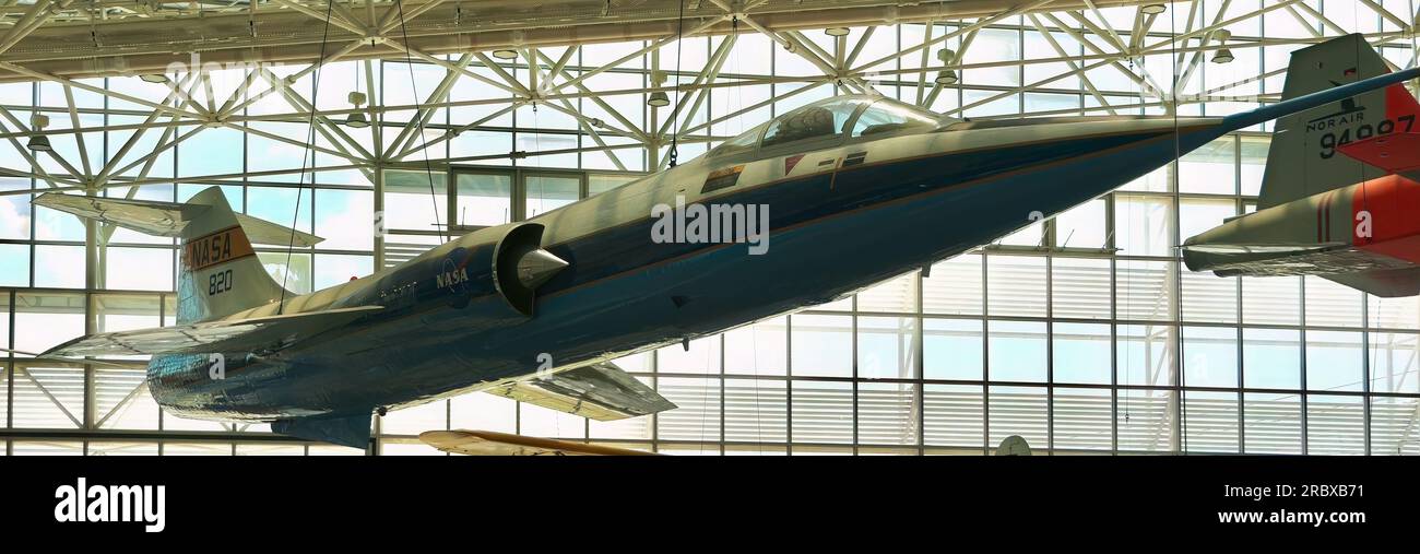 NASA Lockheed F-104A Starfighter in the Great Gallery The Museum of ...