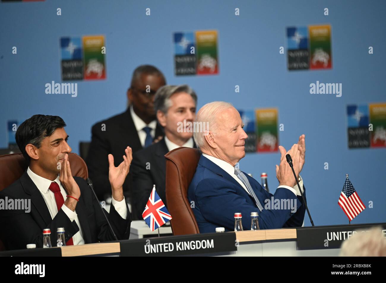Vilnius, Lithuania. 11th July, 2023. Nato Public Forum 2023 at the ...