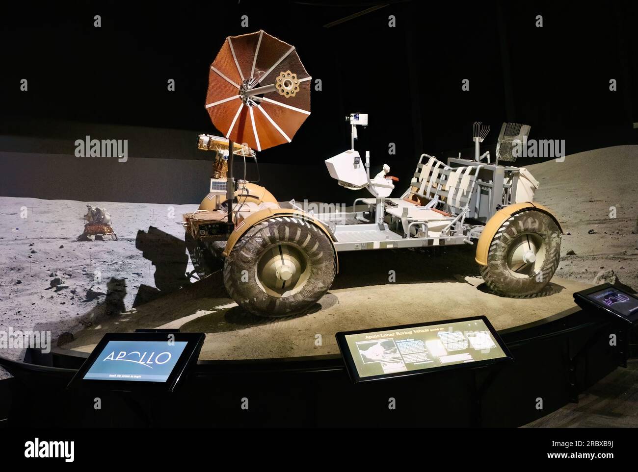 Boeing lunar roving vehicle engineering mock up hi-res stock ...