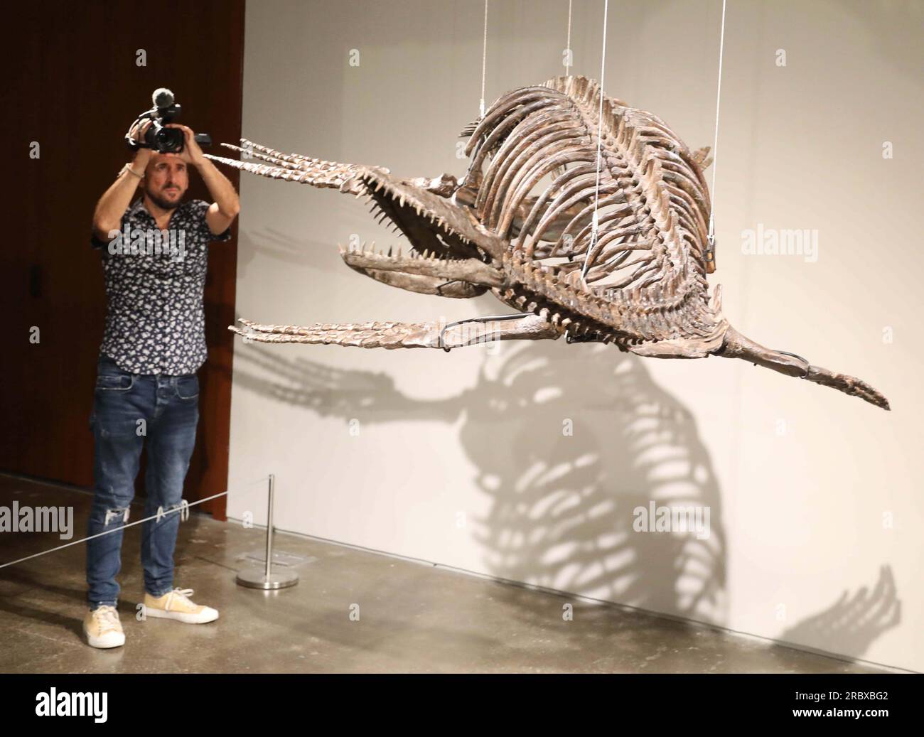 July 11, 2023, New York City, New York, USA: A photographer takes a ...