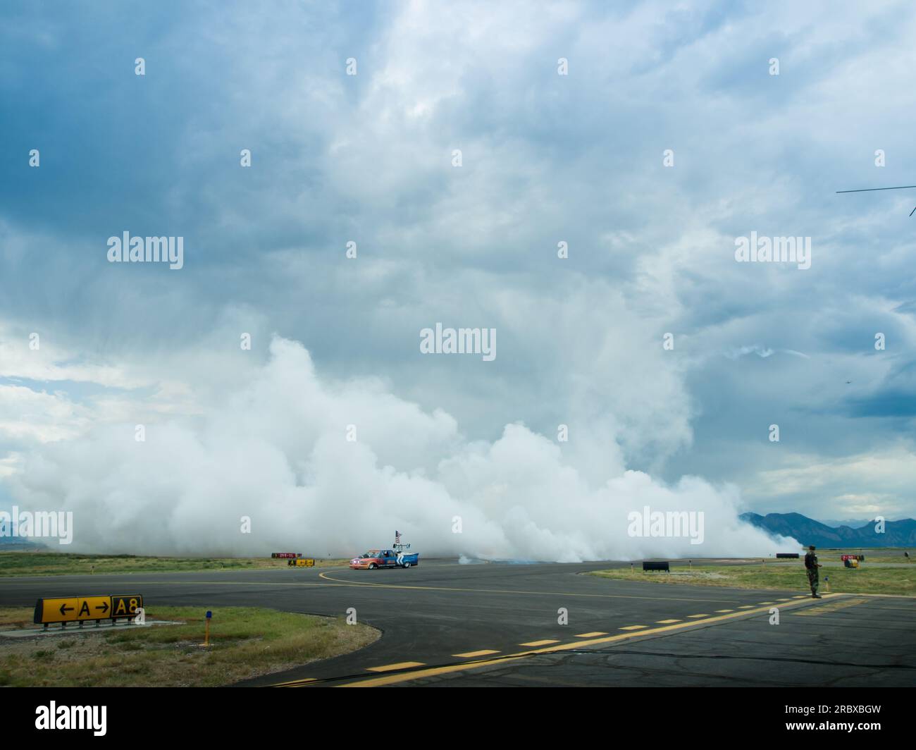 Flash Fire Jet Truck Stock Photo - Alamy
