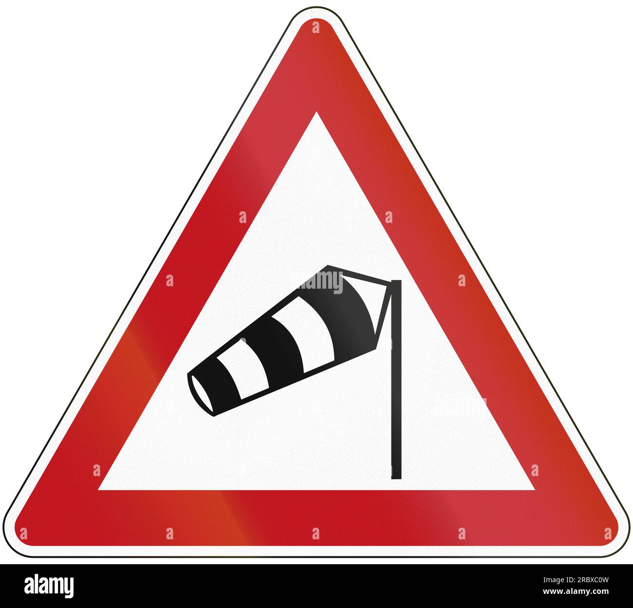 Weather warning triangle Cut Out Stock Images & Pictures - Alamy