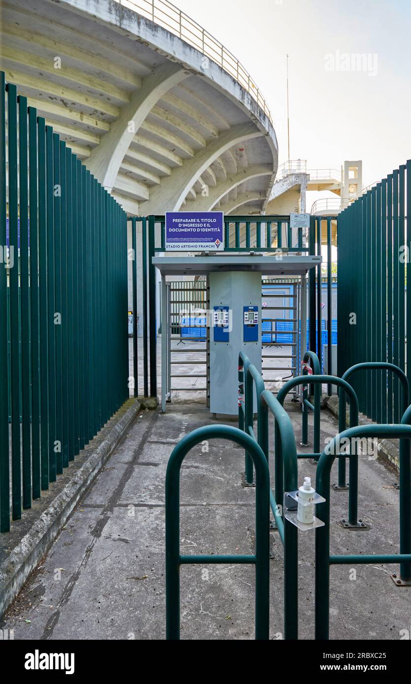 Entrance and ticket control at Artemio Franchi arena - the official ...