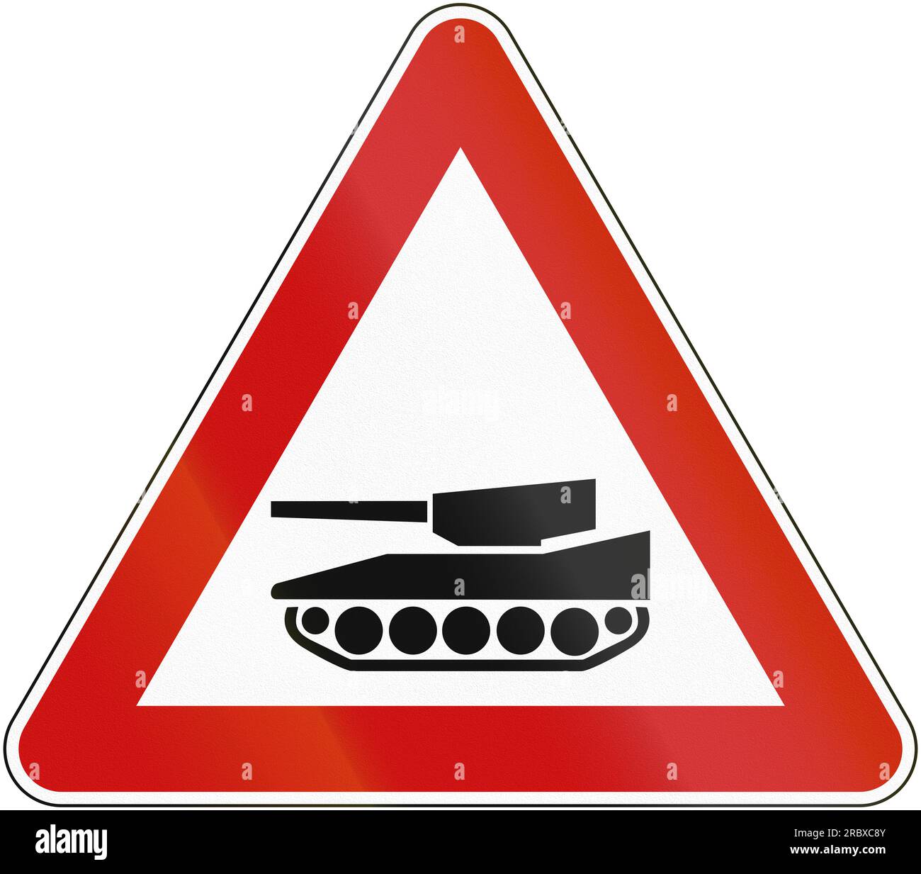 No tanks traffic sign hi-res stock photography and images - Alamy
