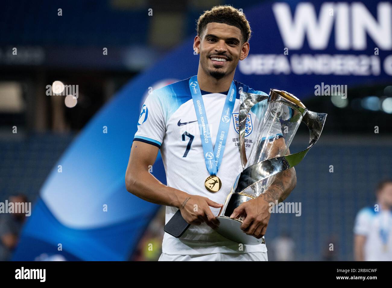 Under 21 euro final trophy hi-res stock photography and images - Alamy