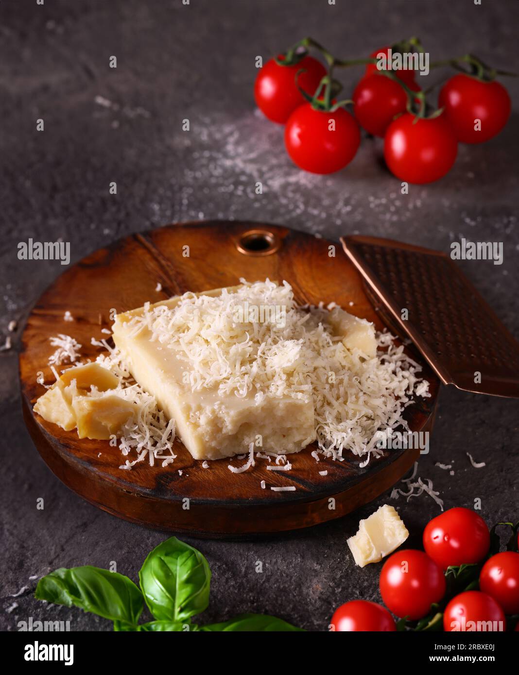 natural organic hard parmesan cheese Stock Photo - Alamy