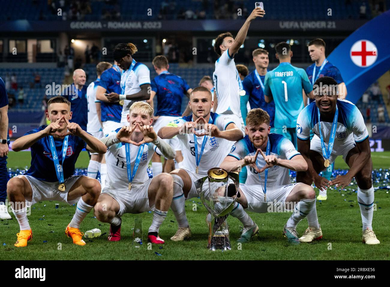BATUMI, GEORGIA - JULY 8: Luke Thomas, Anthony Gordon, Taylor Harwood ...