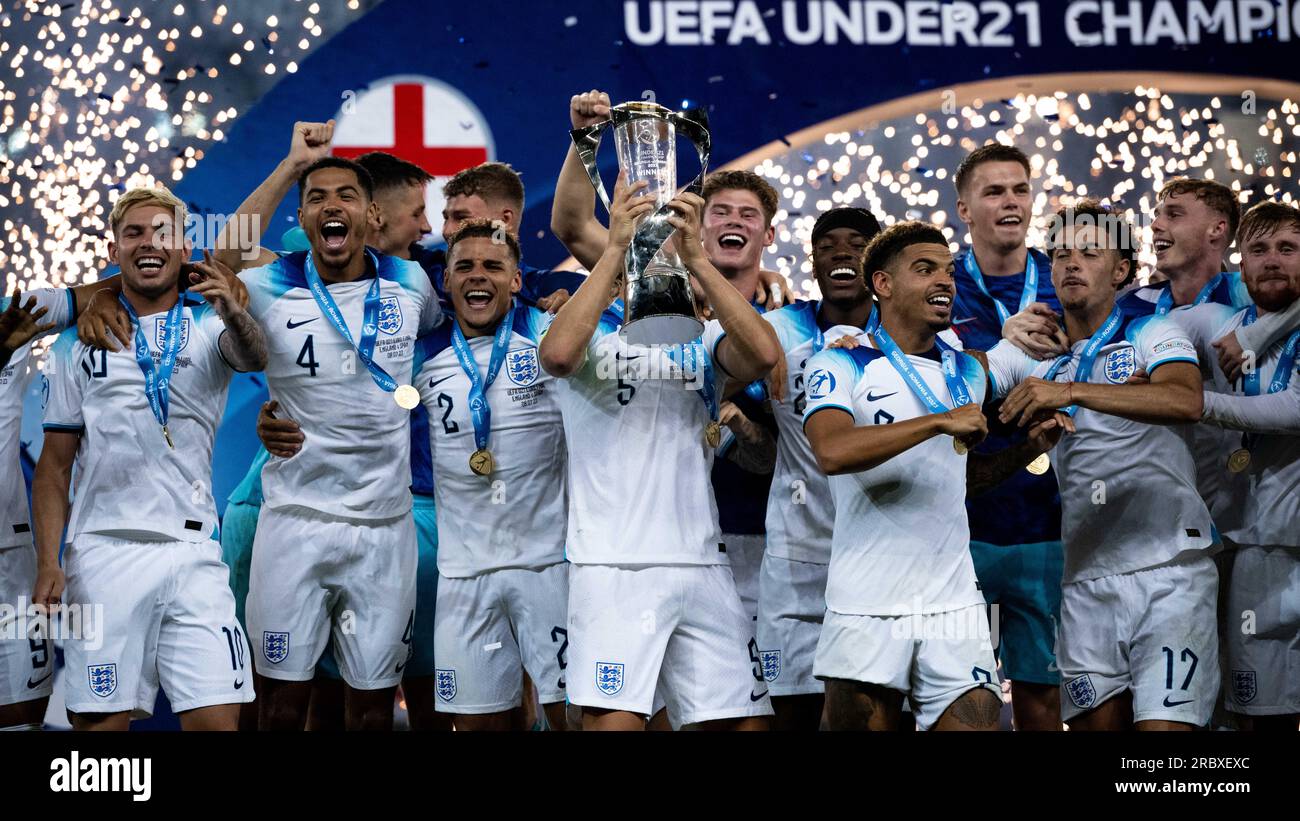 BATUMI, GEORGIA - JULY 8: Taylor Harwood-Bellis, Emile Smith Rowe, Max ...