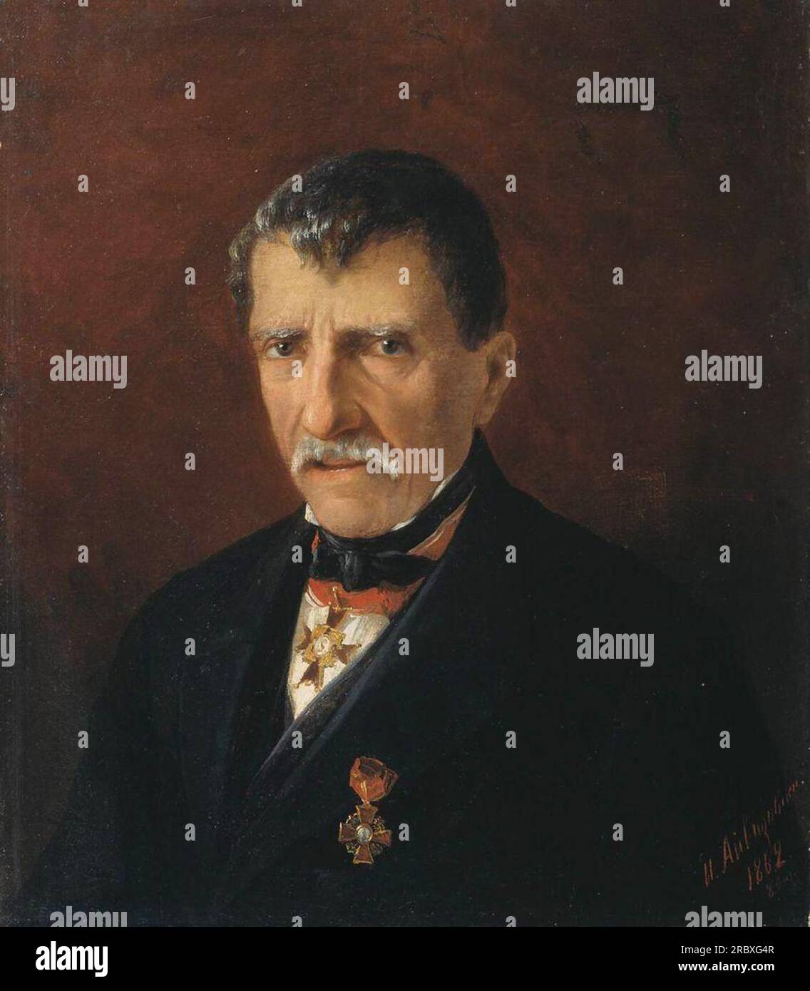 Portrait of Khalibjan, mayor of the New Nakhichevan 1862 by Ivan ...