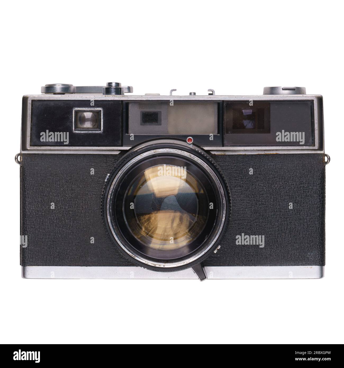vintage old film camera isolated on white background Stock Photo - Alamy