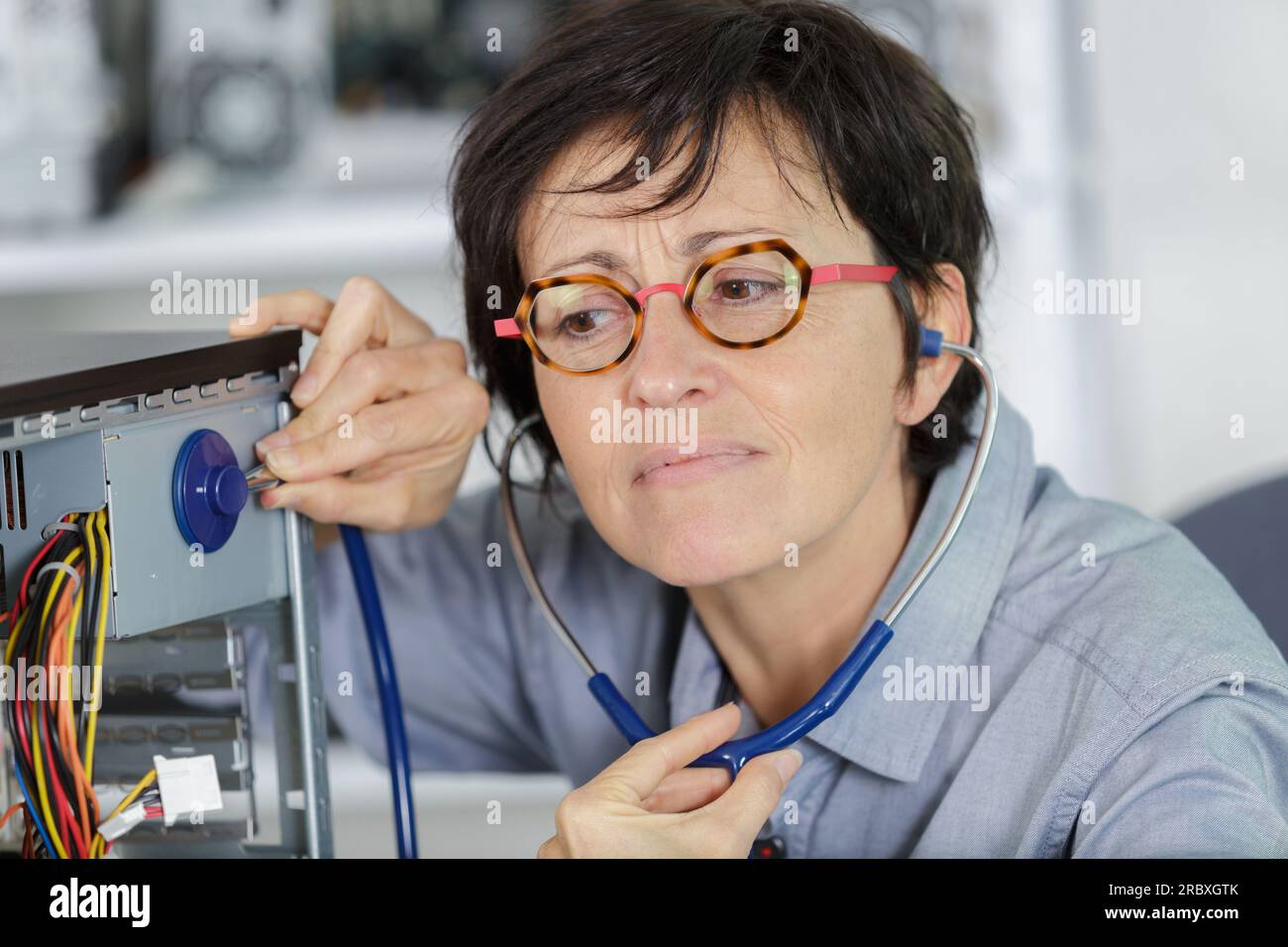 hard drive repair and data recovery with restoration Stock Photo - Alamy