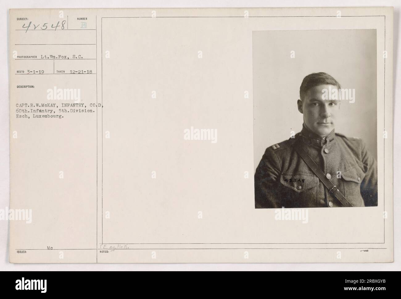 American soldier, Capt. R.W. McKay of the 60th Infantry, 5th Division ...