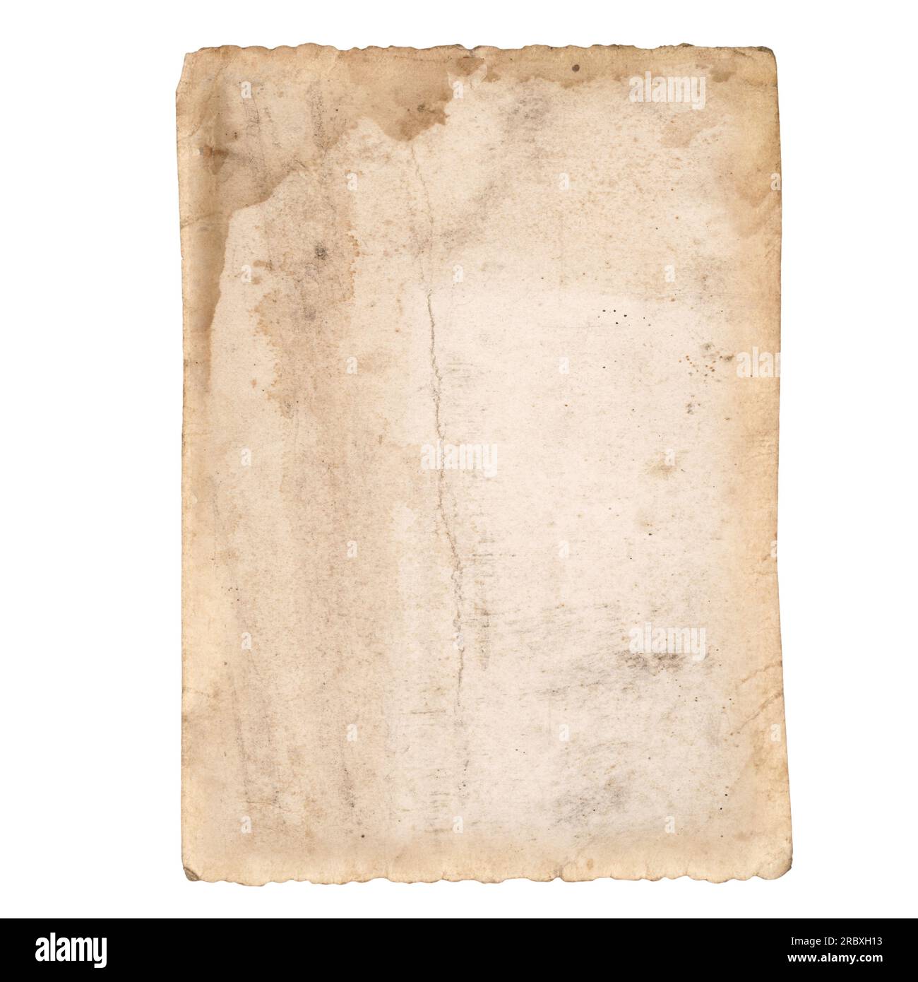 Old vintage paper texture isolated on white background Stock Photo - Alamy