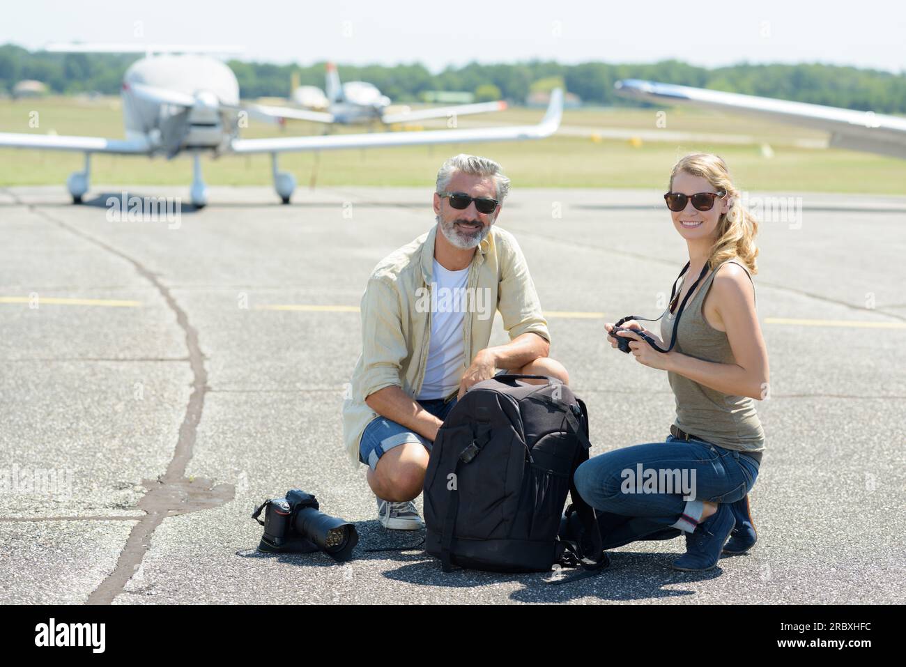 Runway talking hi-res stock photography and images - Alamy