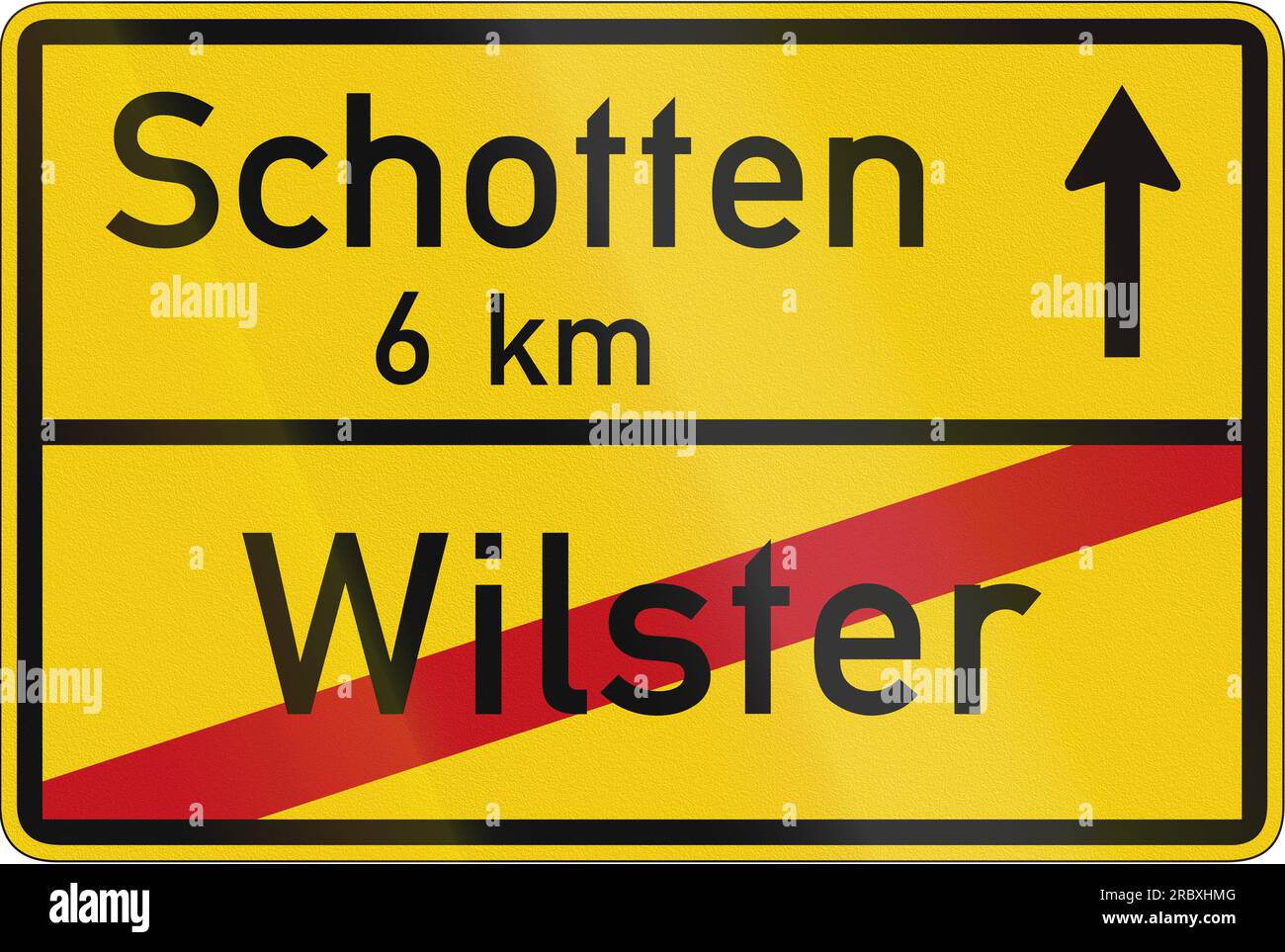 Town sign germany end town hi-res stock photography and images - Alamy