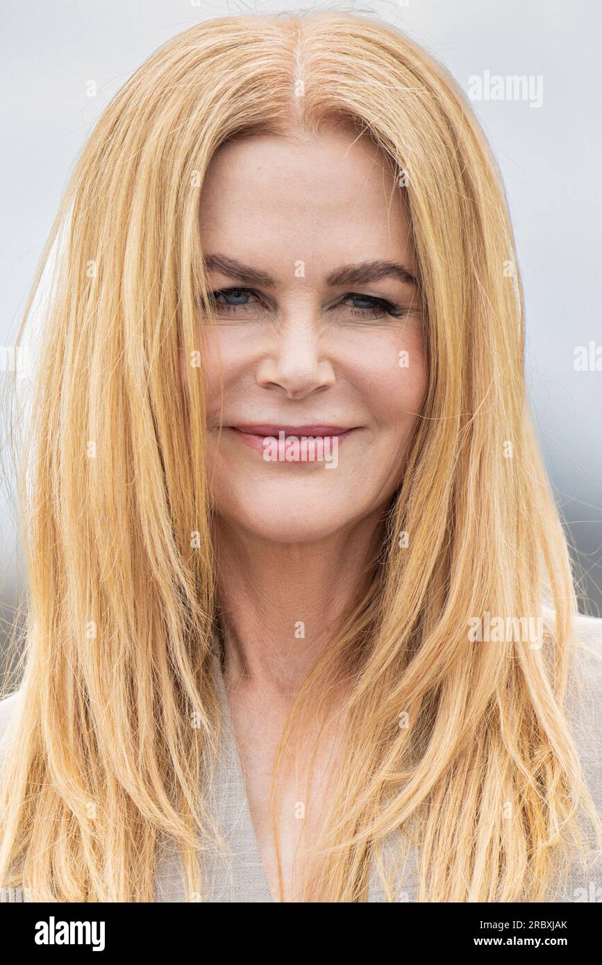 Nicole Kidman poses for photographers during a photo call for the TV ...