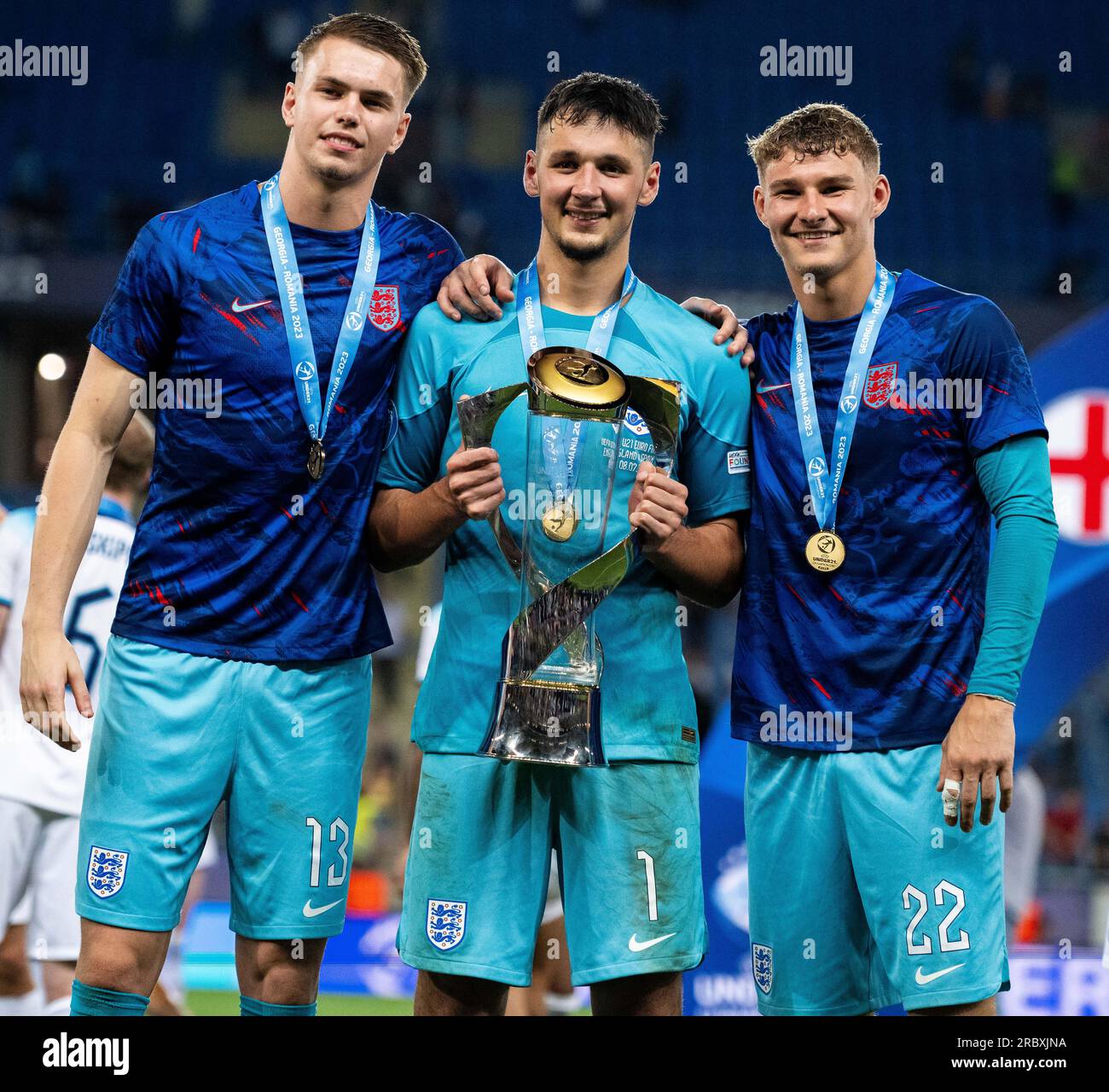 BATUMI, GEORGIA - JULY 8: Josh Griffiths, James Trafford, Carl ...