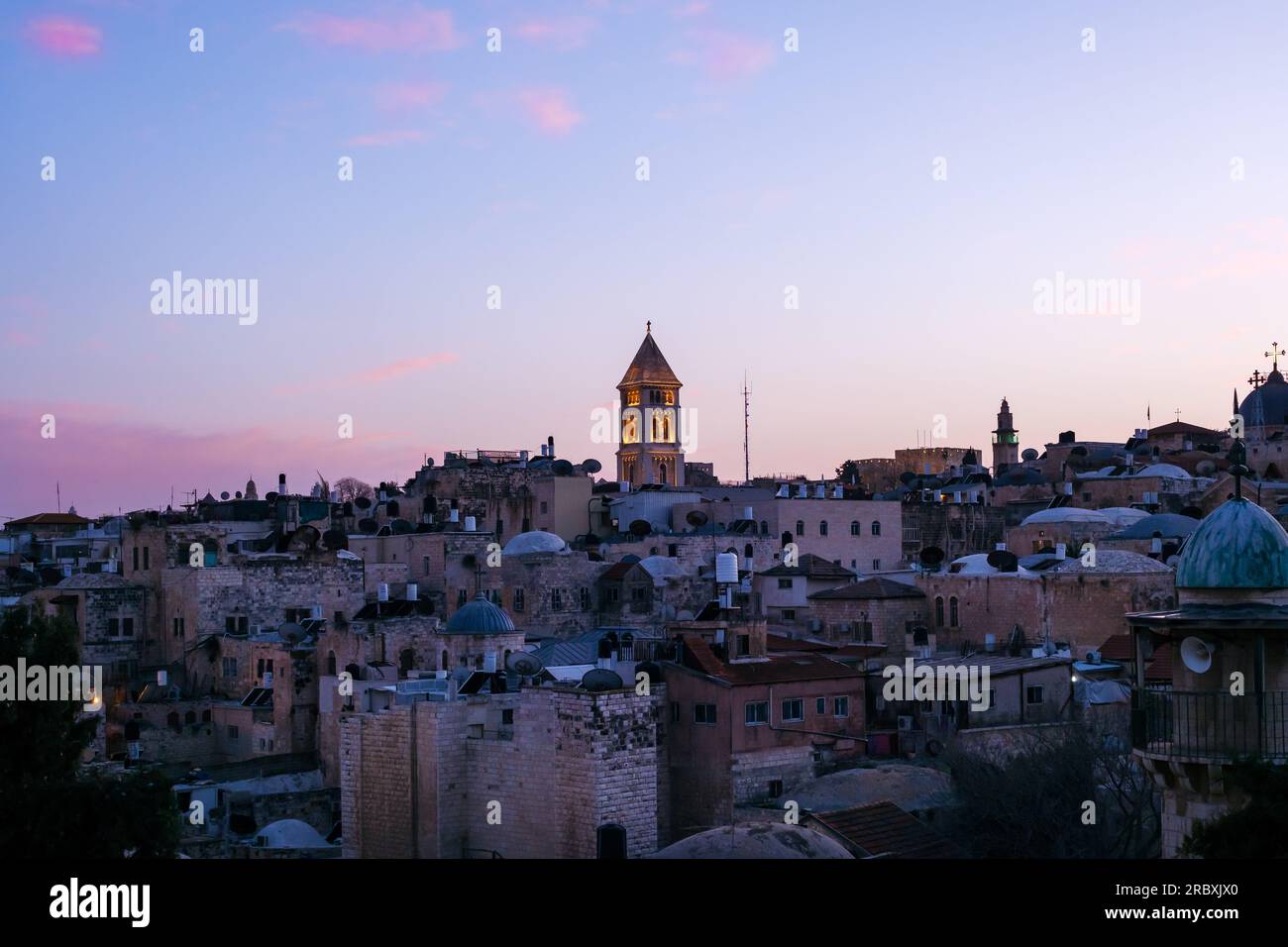 Jerusalem Streets beautiful view Israel travel city lights love Stock ...