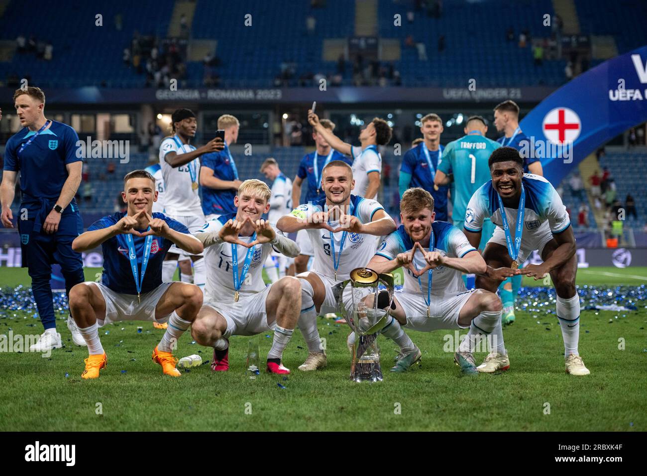 BATUMI, GEORGIA - JULY 8: Luke Thomas, Anthony Gordon, Taylor Harwood ...