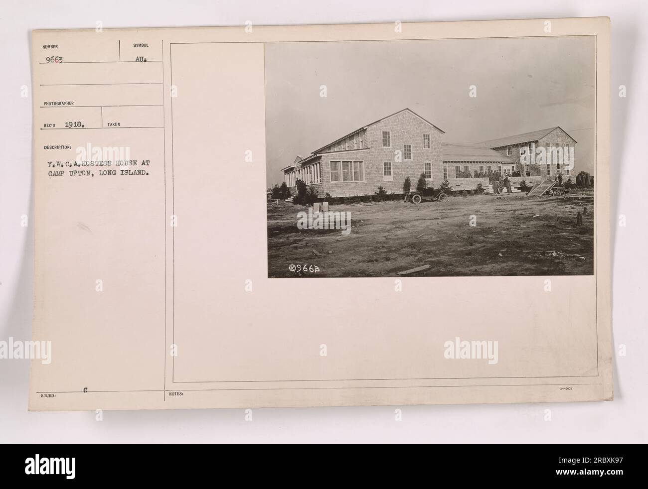 Image 111-SC-9663 depicts the Y.W.C.A. Hostess House at Camp Upton ...