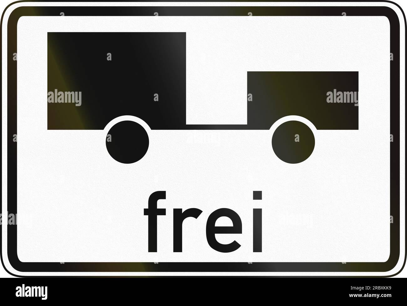 German traffic sign additional panel to specify the meaning of other ...